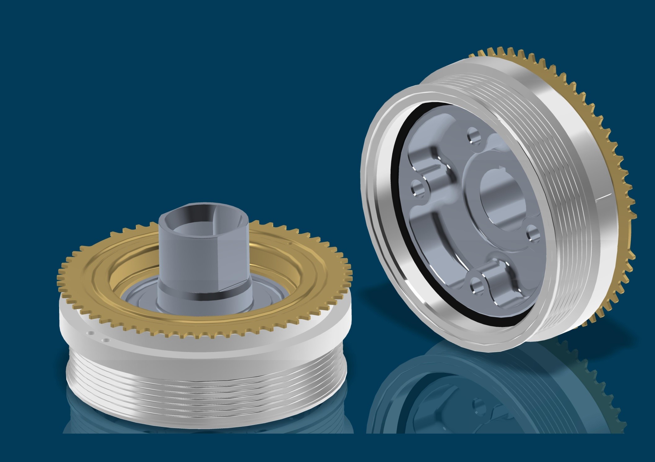 Tone wheel Integrated Damper - Hodek Vibration Technologies Pvt Ltd